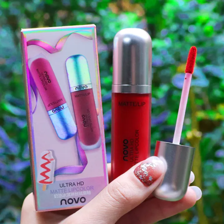 Novo Flagship Store Official Authentic Ice Cream Velvet Matte Lip Glaze ...