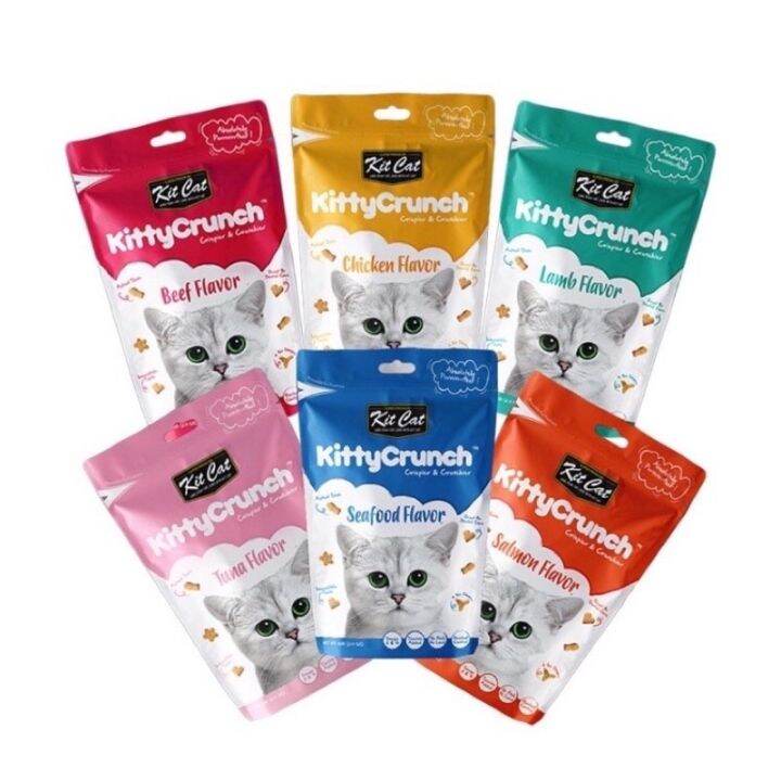 Kit Cat Kitty Crunch / 60g / Cats Snack / Makanan Ringan Kuching | Lazada