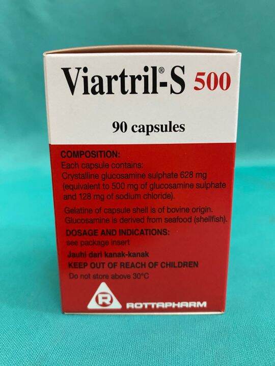 Viartril S capsule 500mg 90’s exp 10/2024 | Lazada