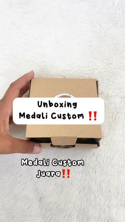 Medali Hadiah Lomba Custom Satuan Gift Box Acara Perlombaan | Lazada ...