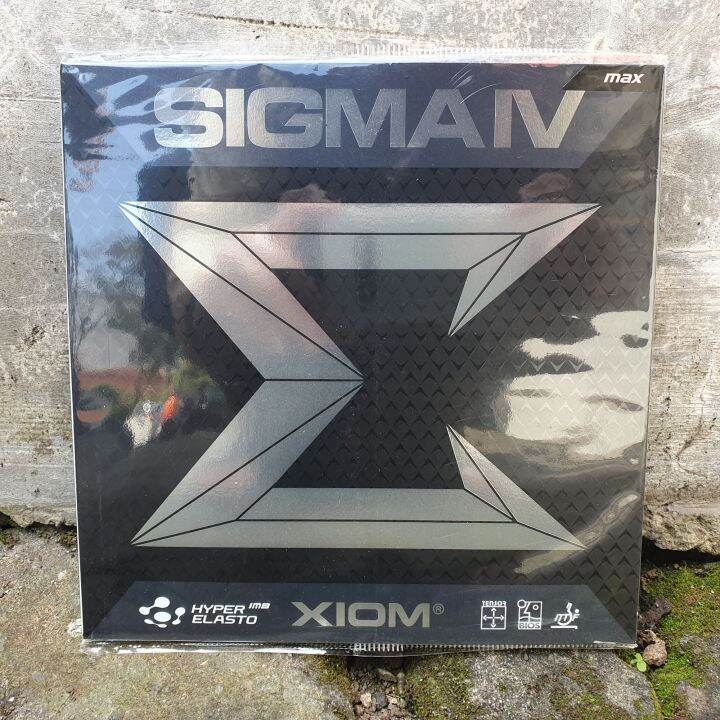 xiom sigma lV extra hard max rubber karet ping pong | Lazada Indonesia