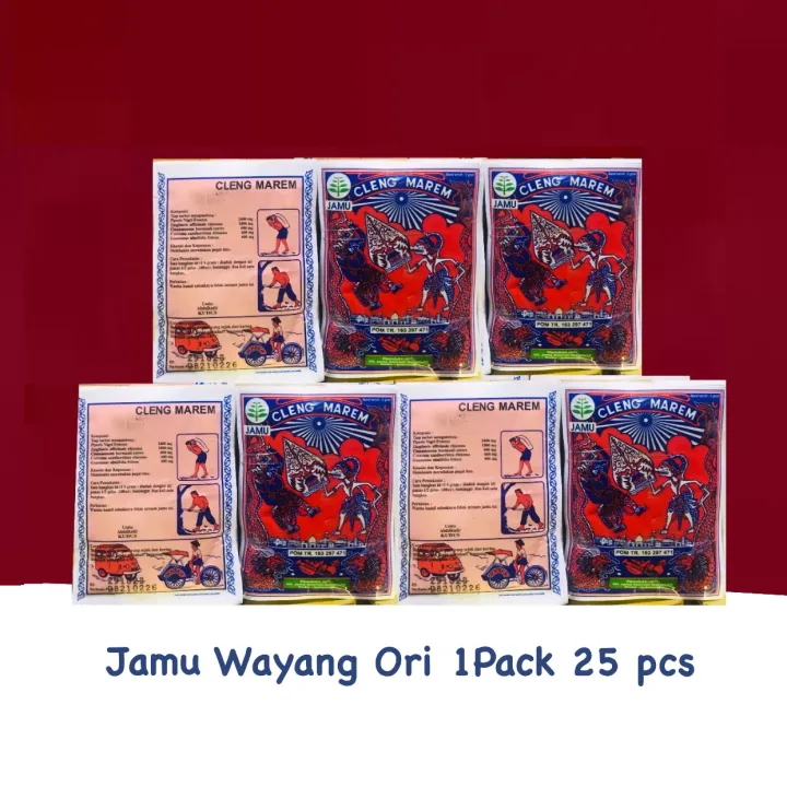 Jamu Wayang Cleng Marem cap becak Original | Lazada