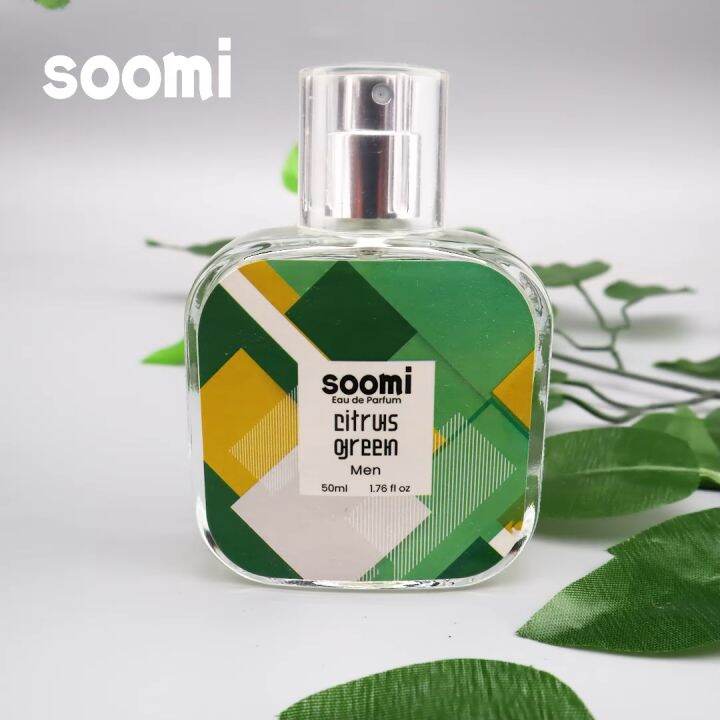 Soomi Eau de Parfum Citrus Green Scent Oil-Rich Long Lasting Perfume ...