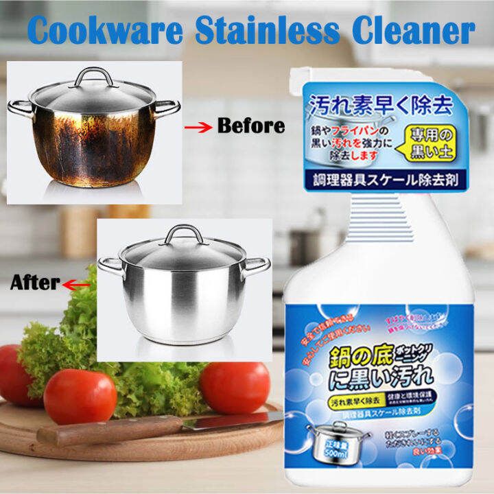 JAPAN Cookware Cleaner Stainless Cleaner and Kitchen Strong Detergent ...