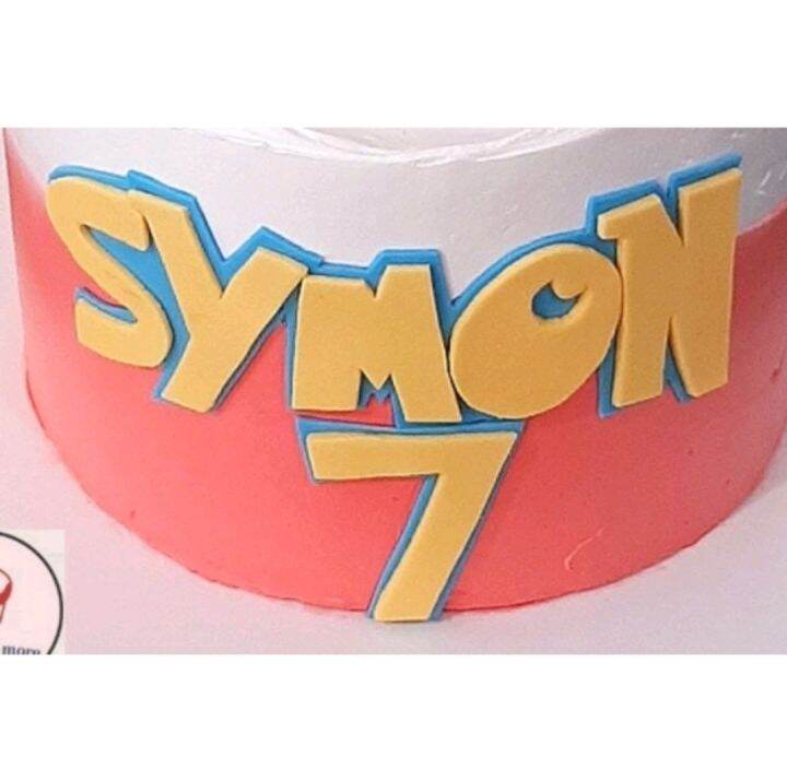Pokemon name Logo cake topper | Lazada PH