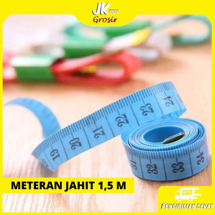 JK - METERAN JAHIT | METERAN KAIN ALAT UKUR MULTIFUNGSI 150CM | METERAN ...