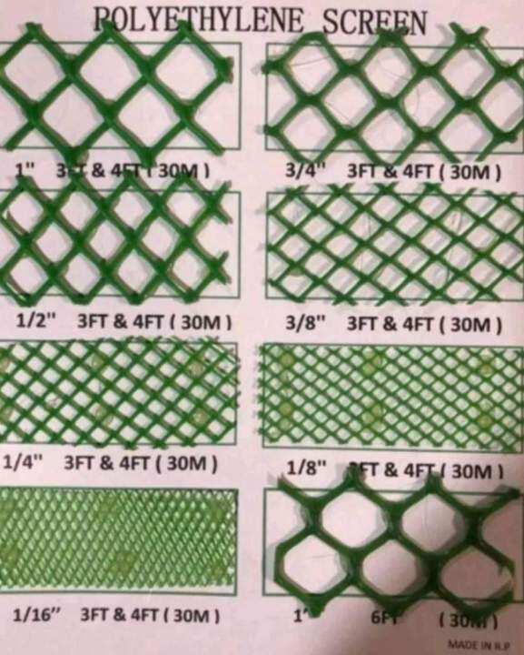 Plastic Screen Plastic Green Screen for Chicken Screen Polyethylene Screen sold per meter 4ft ...