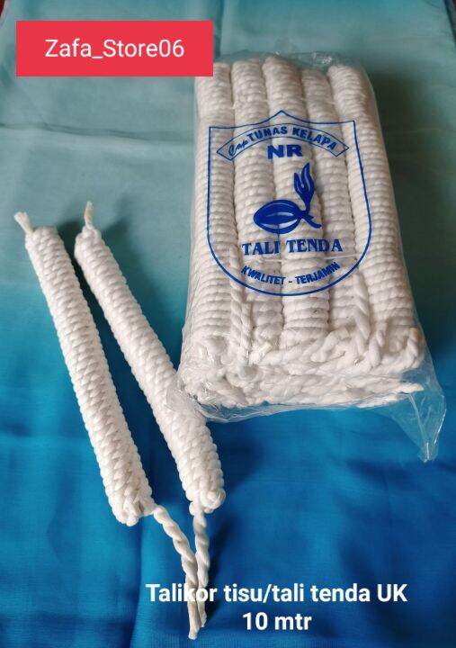 talikor tisu/tali tenda Pramuka ukuran 5 meter besar dan 5 meter kecil ...