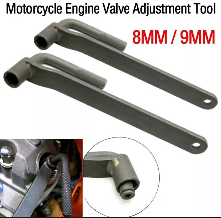UNIVERSAL MOTORCYCLE ENGINE VALVE TAPPET ADJUSTER SCREW WRENCH TOOL ...