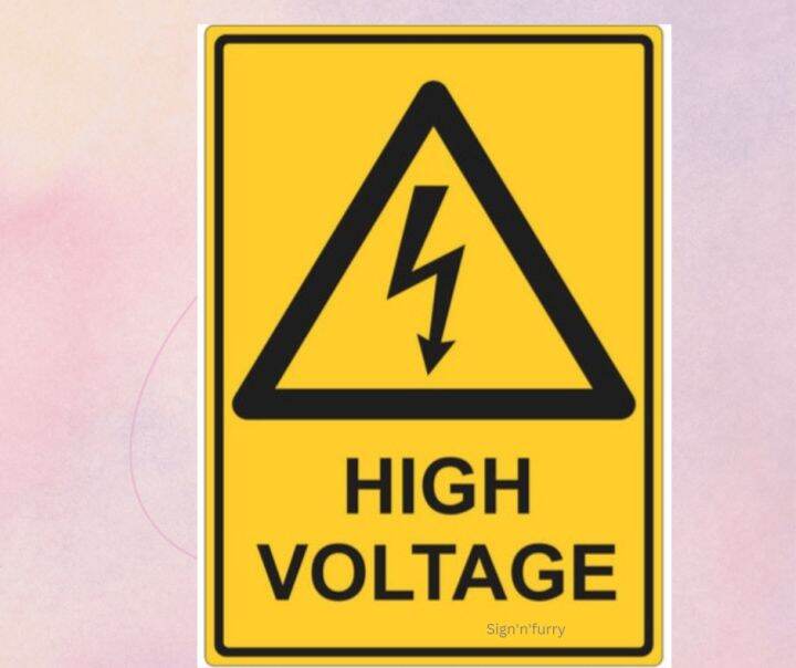 High Voltage Signage | Lazada PH