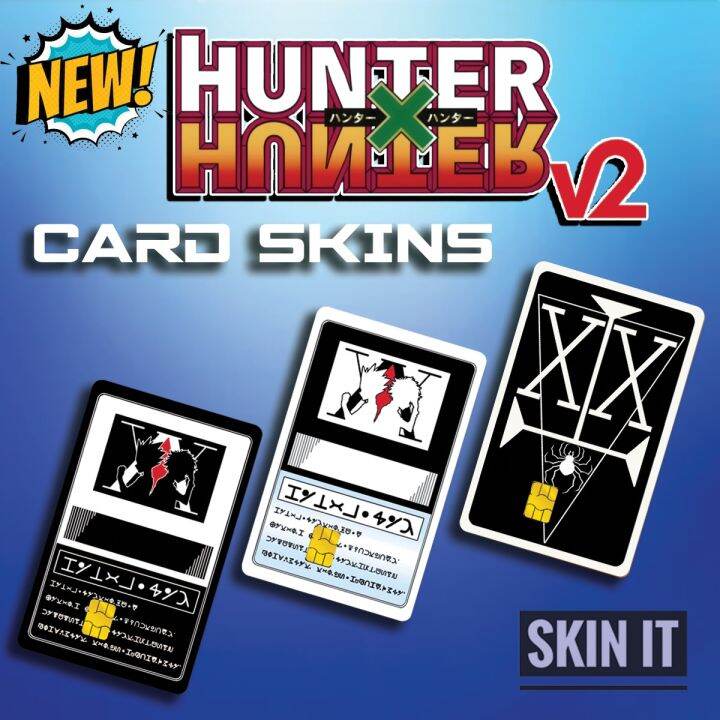 SKIN IT : Hunter X Hunter License Card Skins V2 (Stickers For ATM or ...