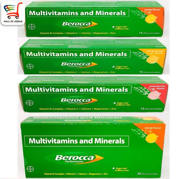 [Mall of Aeshah] Berocca Performance - Multivitamins & Minerals | Lazada PH