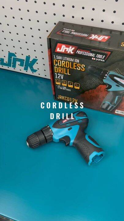 JRK JAPAN Industrial 1.5 AH Lithium Ion Cordless Drill 12V JRKCD12V ...