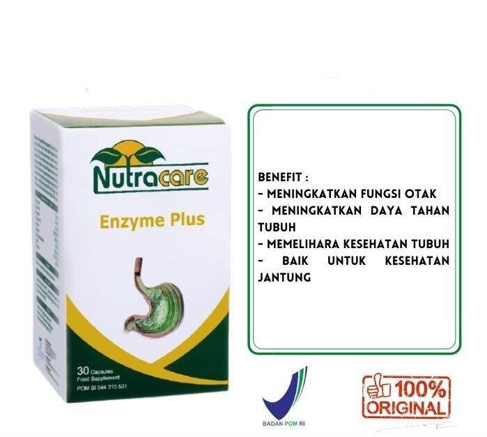 NUTRACARE ENZYME PLUS NUTRACARE ENZYME PLUS 30 KAPSUL NUTRA CARE ...