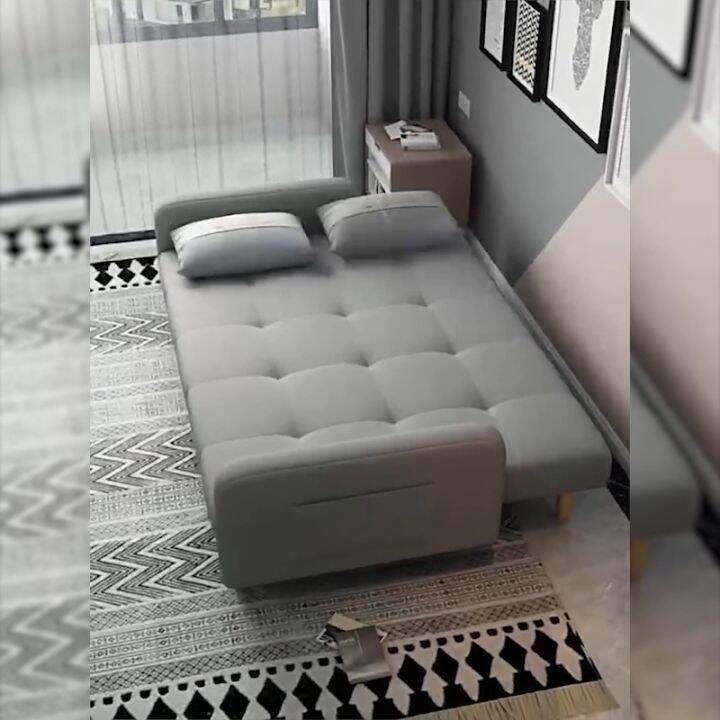2 in 1 lazy sofa bed Living Room Furniture small apartment sofa small ...
