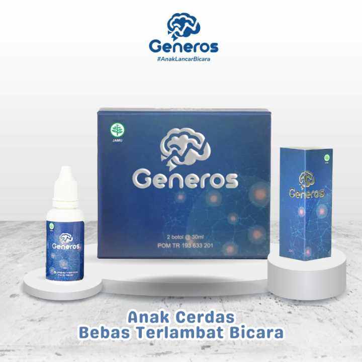 Original Generos G-nero Suplemen Nutrisi Multivitamin Otak Anak Dewasa ...