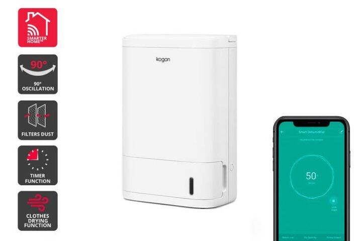 Kogan SmarterHome™ 7L Smart Desiccant Dehumidifier (White) - 220V- USA ...