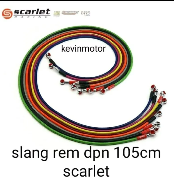 SELANG SLANG KABEL REM DPN 105 CM ORIGINAL SCARLET,UNIVERSAL BISA DI ...