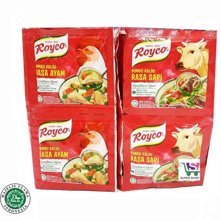 ROYCO PERASA DAGING DAN AYAM 8 gram / 94 gram / 220 gram | Lazada