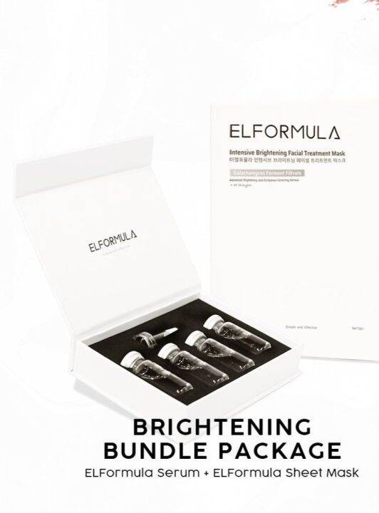 (2in1) Bundle Elformula Intensive Brightening Serum & Elformula ...