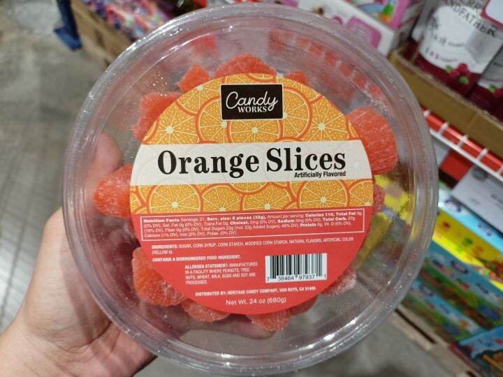 Candy Works Orange Slices Tubs 680g | Lazada PH