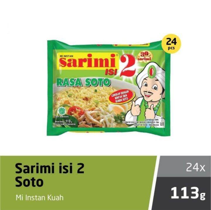 Sarimi Rasa Soto isi 2 Mie Instan [24 pcs/113 g/karton] | Lazada Indonesia