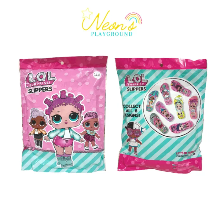 L.O.L. Surprise! Slippers, Mystery Pack LOL Girls Slippers | Lazada PH
