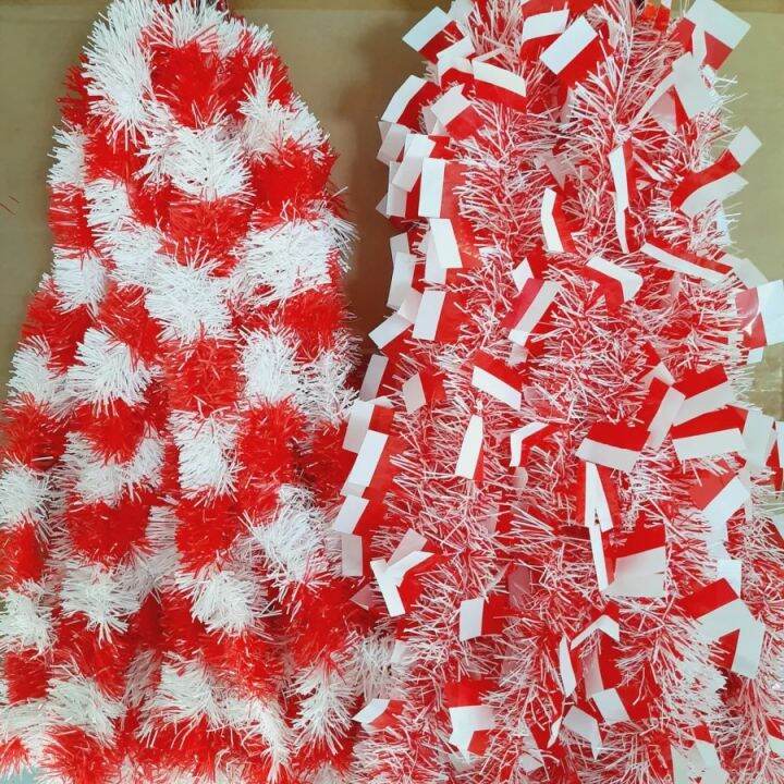 Slinger Rumbai Merah Putih Hiasan HUT RI / Slinger Dekorasi Festival ...