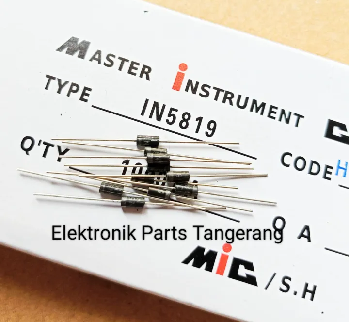 (10 BUAH) DIODA IN5819 1A 40V MIC DIODE 1N5819 DIODA 1N5819 DIODA ...