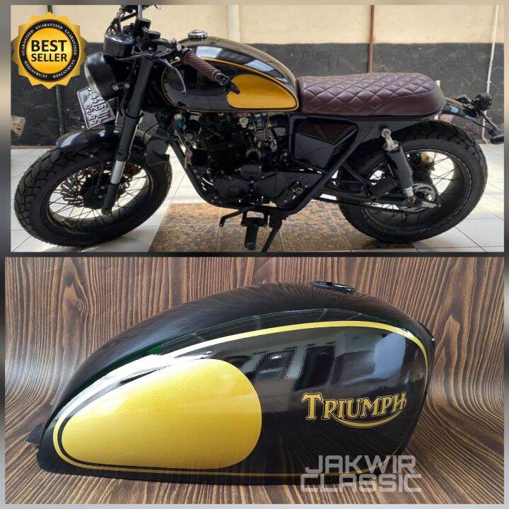Tangki Triumph polos Tangki custom Tangki Japstyle Triumph bober ...