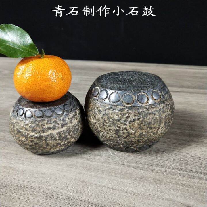 Bluestone Carving Handmade Making Pot Tea Mat Furnishings Retro Small ...