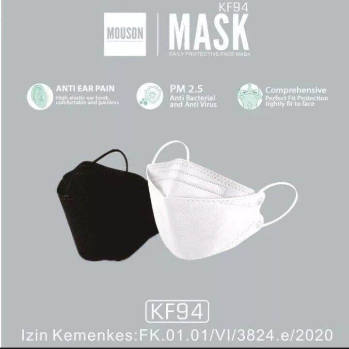 MASKER KF94 WE MASK ISI 10PCS Masker KF94 4Ply isi 10 / Masker Korea MURAH ISI 10 | Lazada Indonesia