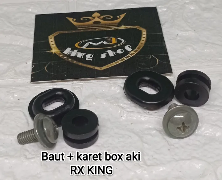 BAUT DOP AKI PLUS KARET DOP AKI RX KING SET KIRI KANAN | Lazada Indonesia