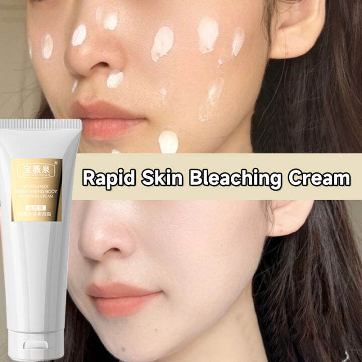 Rapid Skin Bleaching Cream Whitening Cream Niacinamide Concealer Cream Brightening Face & Body ...