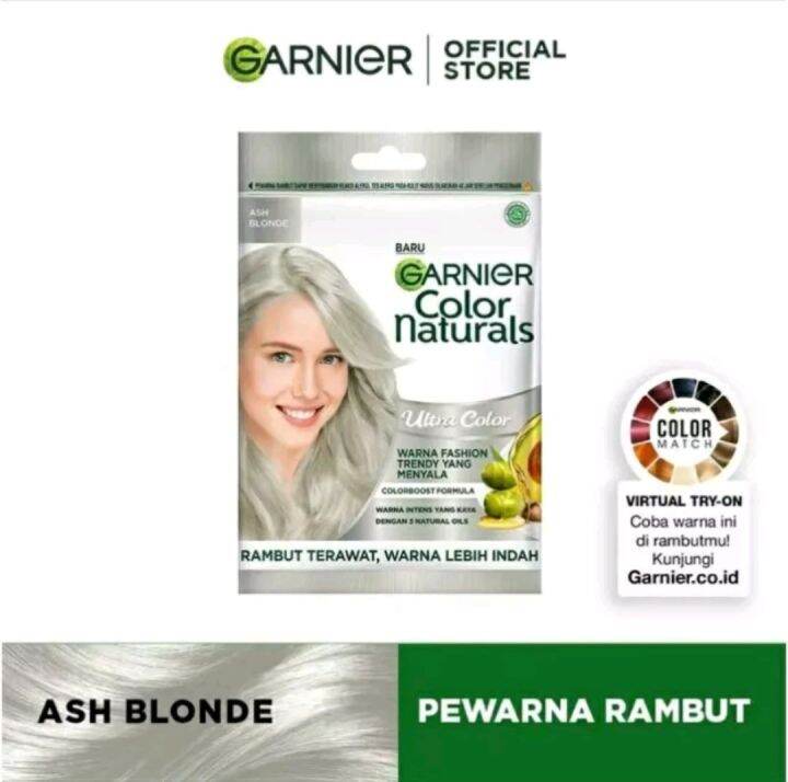 Garnier Color Natural Ultra Color Ash Blonde Sachet | Lazada Indonesia