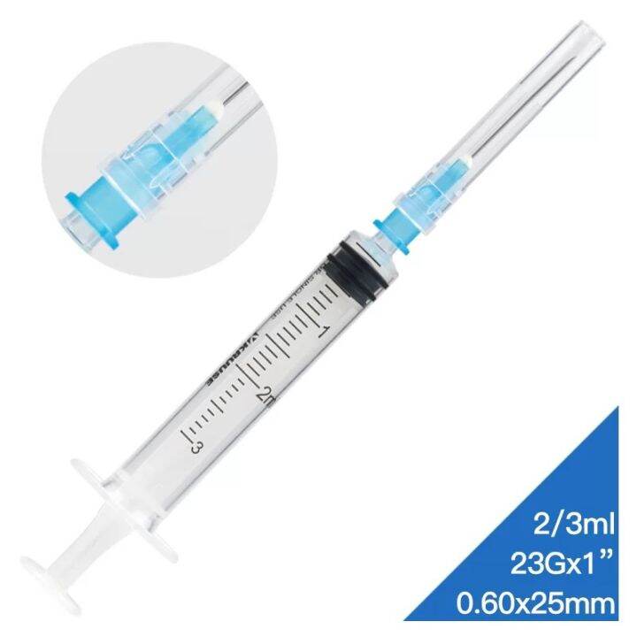 10pcs 3ml Luer Lock|Slip Syringe with needle 23gx1” | 5/8” | Lazada Singapore