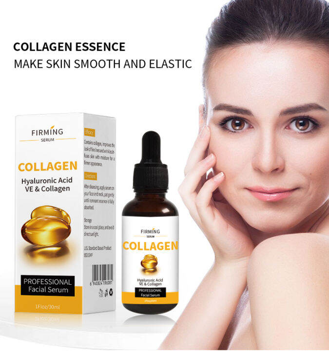 MOOYAM Collagen Serum for Skin Tightening Anti Aging Peptide Complex Collagen Facial Serum ...