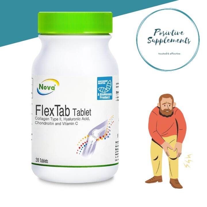 NOVA FLEXTAB 30s COLLAGEN HYALURONIC ACID TYPE 2 | Lazada