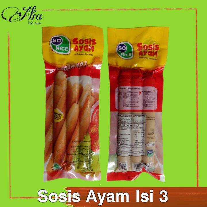Sonice Sosis Isi 3 | Lazada Indonesia