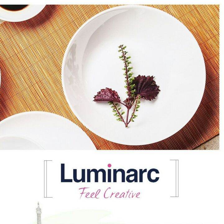Luminarc Piring Kue Diwali white 19cm - 3pcs | Lazada Indonesia