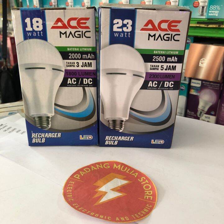 Lampu Led Emergency Magic Ace 18W 23W | Lazada Indonesia