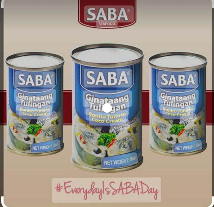 Saba Ginataang Tulingan (155g. x 3can) | Lazada PH