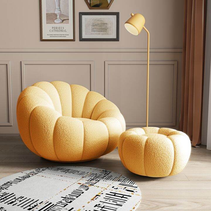 INS Style Bean Bag Pumpkin Sofa Tatami Single Sofa Sleeping Balcony ...