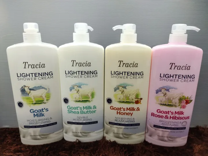 Tracia - Lightning Goat Milk Shower Cream 1000ml | Lazada
