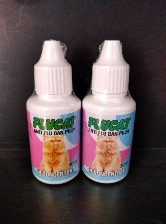 FLU CAT 30ml - OBAT FLU CAIR obat flu kucing obat tetes flucat | Lazada ...