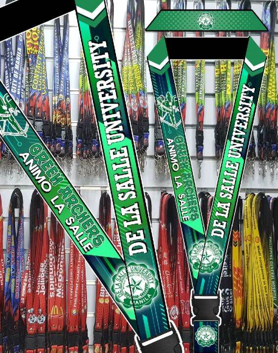 dlsu / de la salle university / animo la salle / id lace lanyard ...