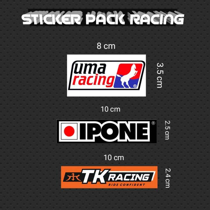 STIKER UMA RACING STIKER IPONE STIKER TK RACING | Lazada Indonesia