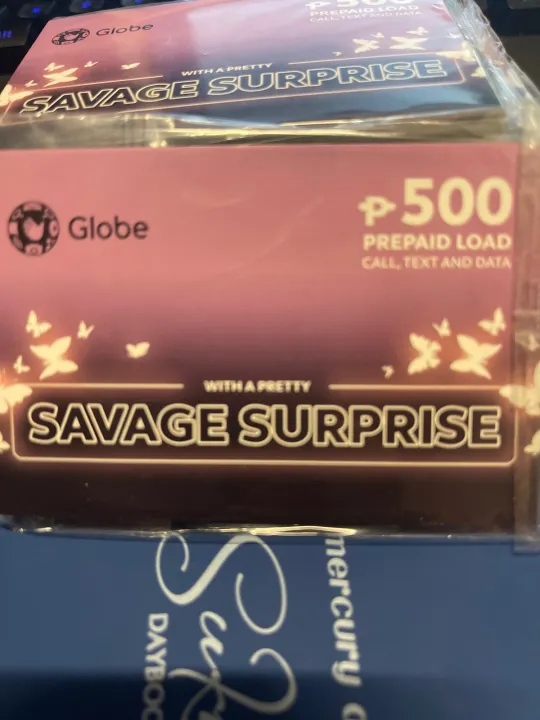 Globe Load 500 (with Black Pink card) | Lazada PH