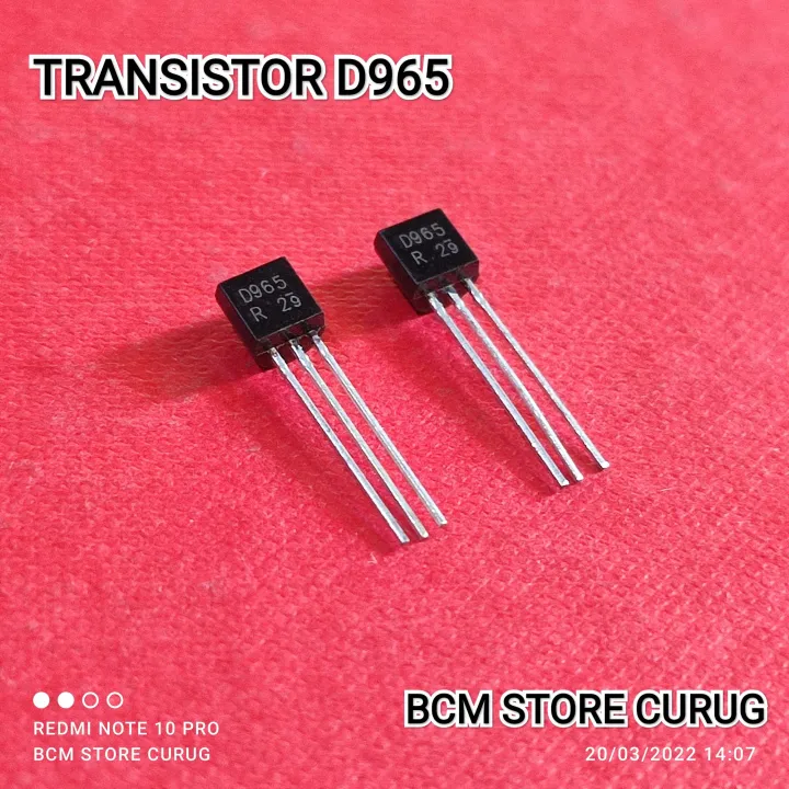10 BUAH TRANSISTOR 2SD965 D965 D 965 | Lazada Indonesia