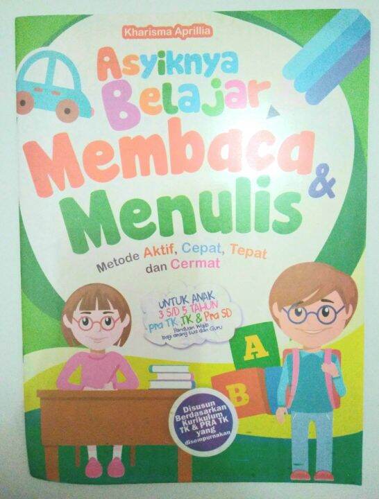 Buku Asyiknya Belajar Membaca dan Menulis Anak Paud TK Pra SD Metode ...
